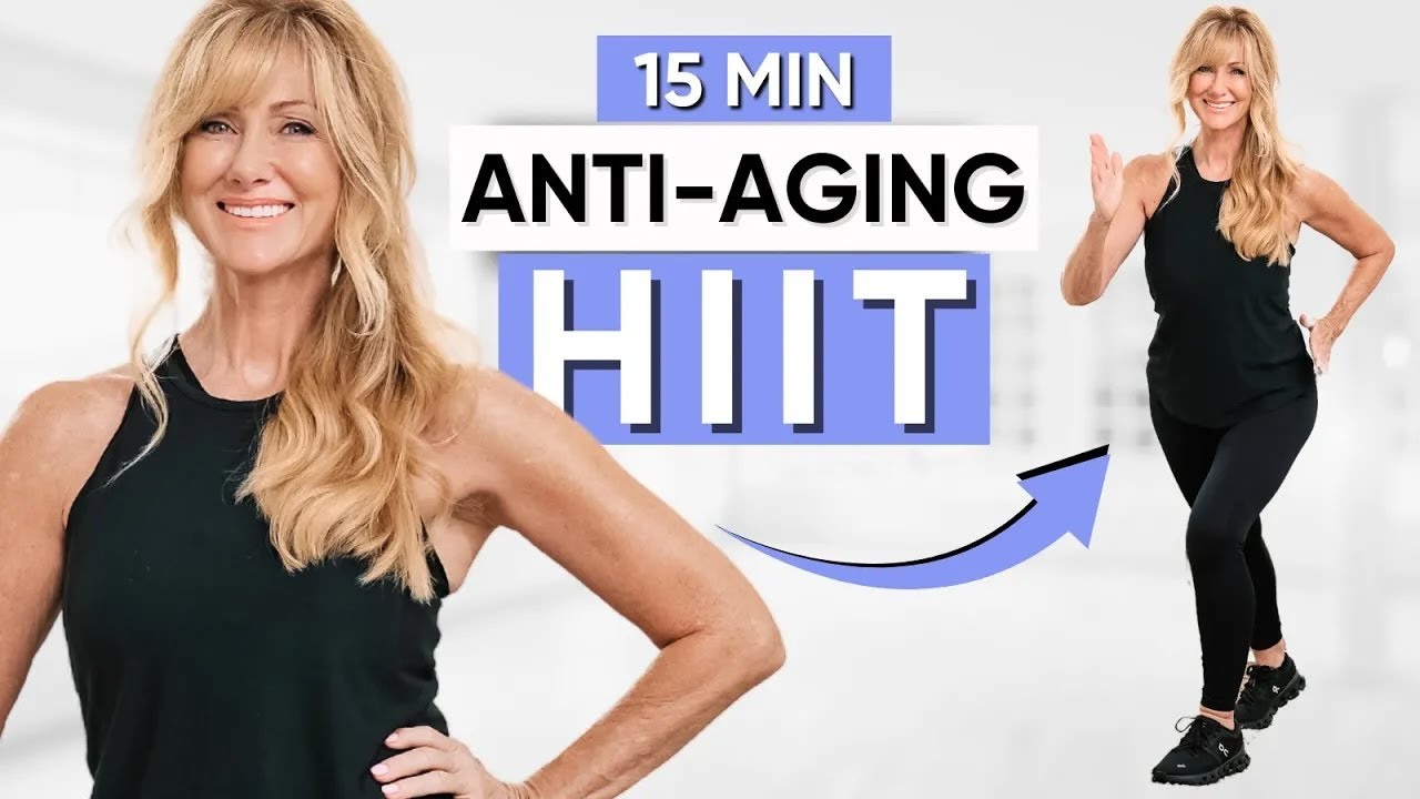 15 Minute HIIT Workout for Women Over 50 (Low Impact) - DanbiFit